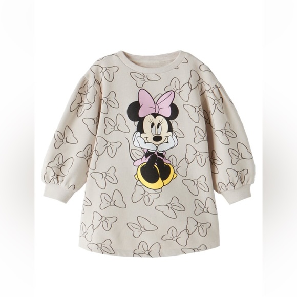 Zara | Dresses | Zara Kids Minnie Mouse Sweater Dress | Poshmark
